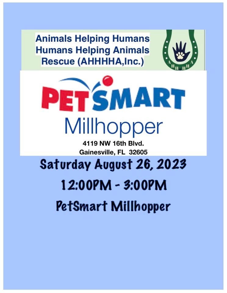 AHH HHA Adoption Event at PetSmart Millhopper, PetSmart (Gainesville ...