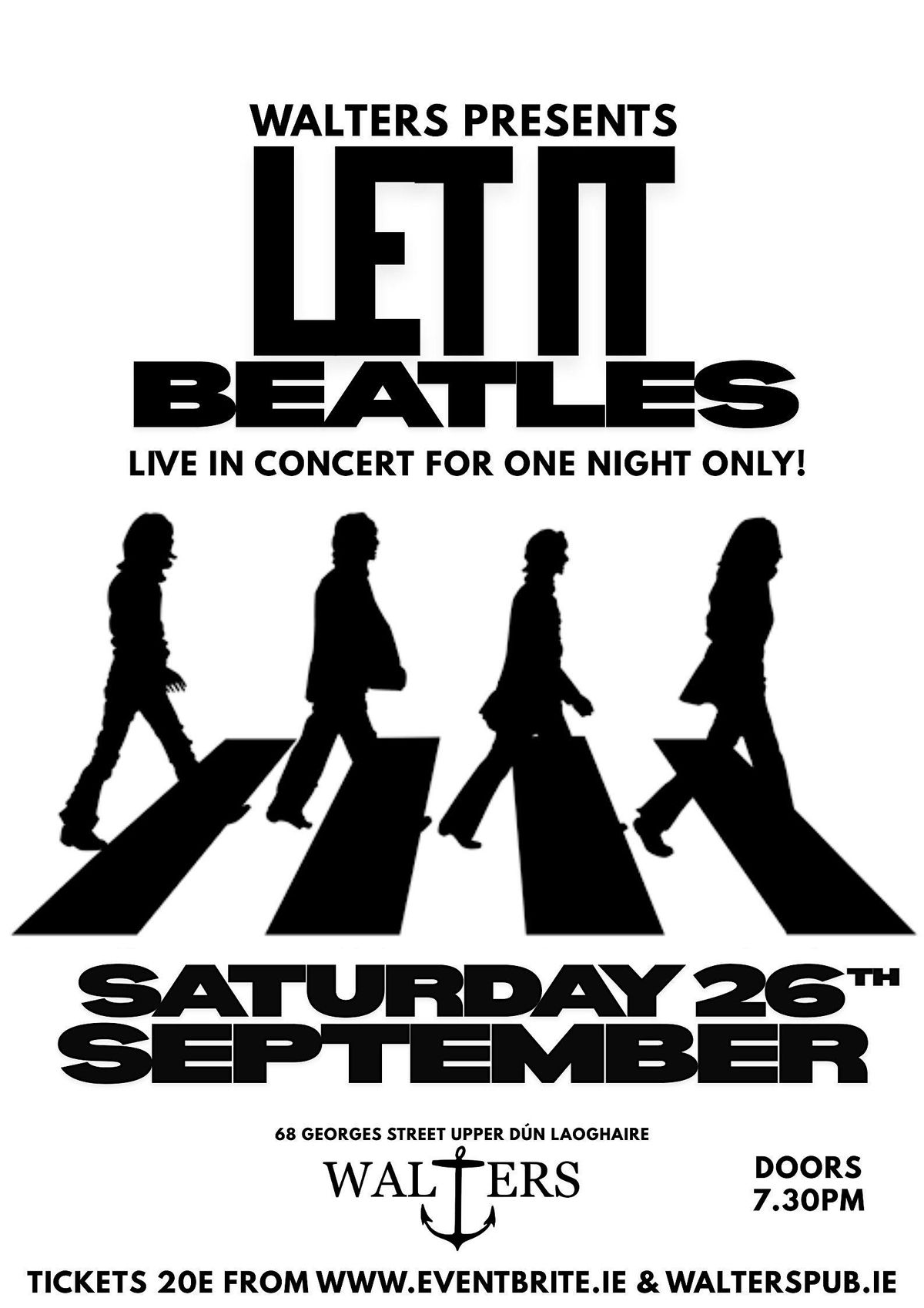 Let it Beatles - A Tribute to The Beatles - Live in Concert, Walters ...