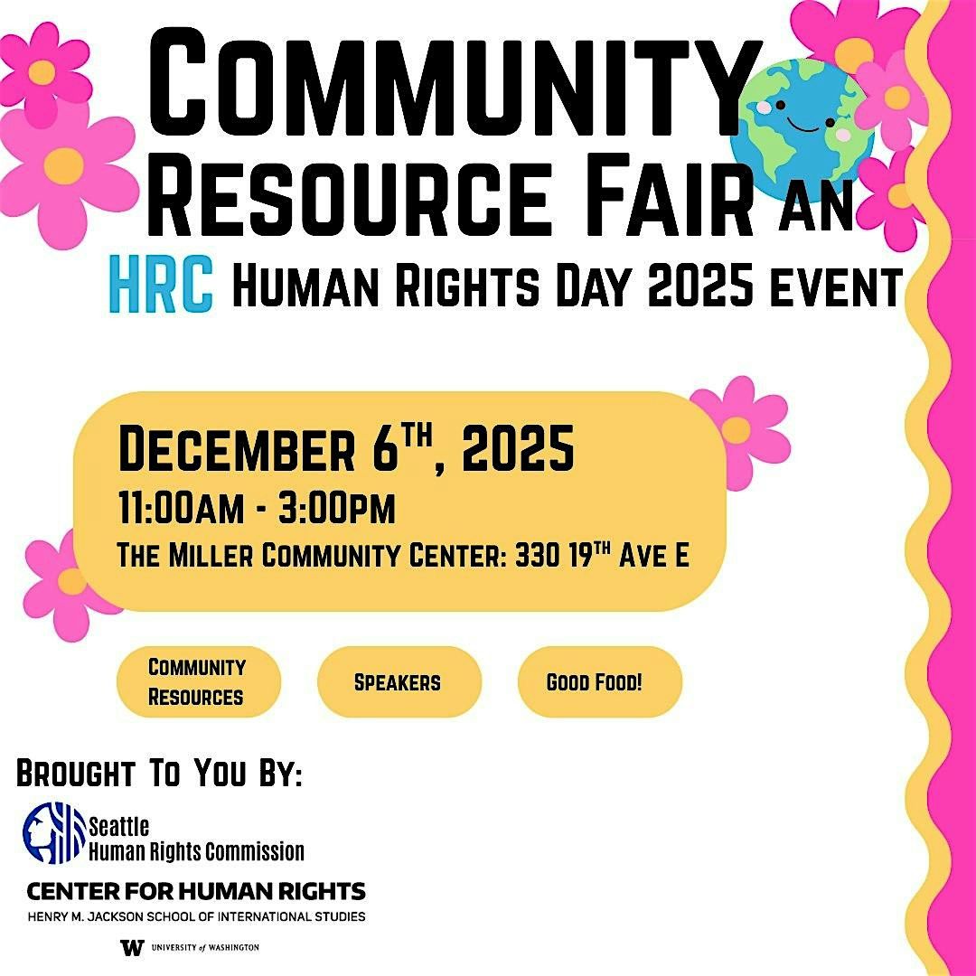 Human Rights Day Community Tabling Event, Miller Community Center ...