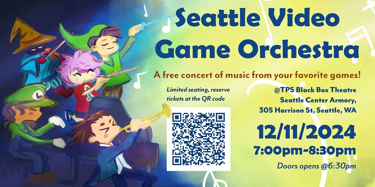 Seattle Video Game Orchestra: Winter Concert, TPS Black Box Theatre ...