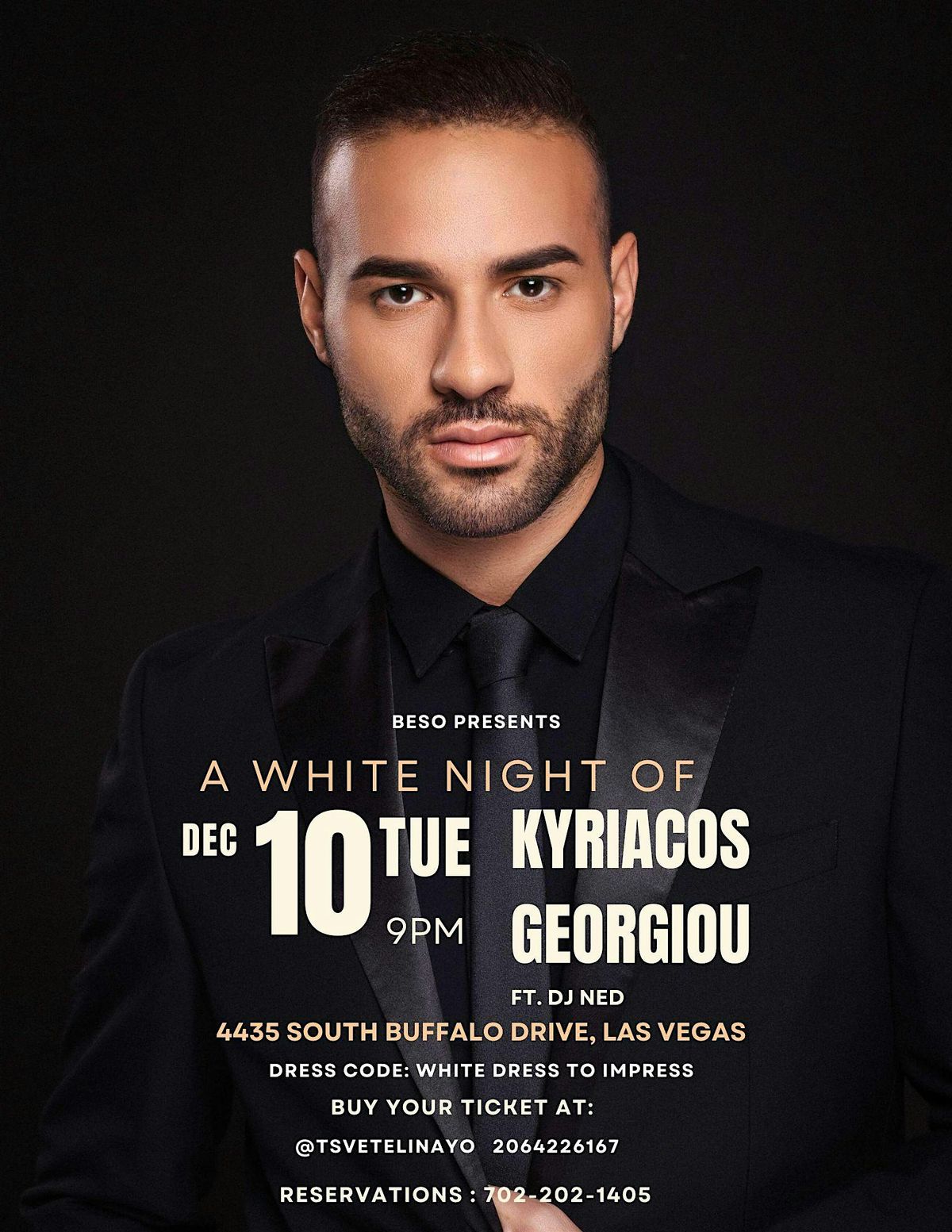 Greek night with Kyriacos Georgiou, BESO Restaurant, Las Vegas, 10 ...