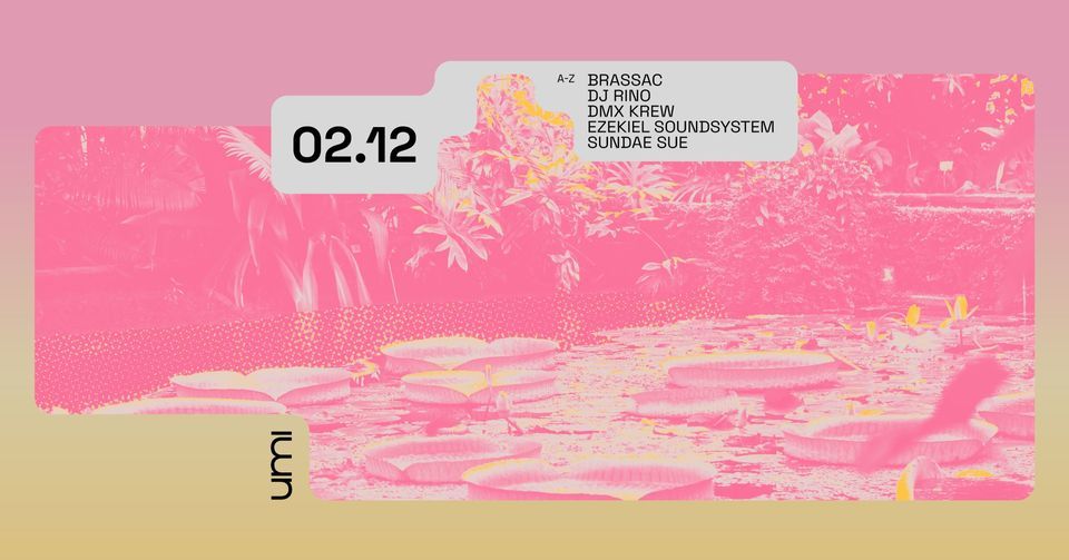 UMI PRESENTS DMX Krew (live), Ezekiel Soundsystem, Brassac, DJ Rino ...