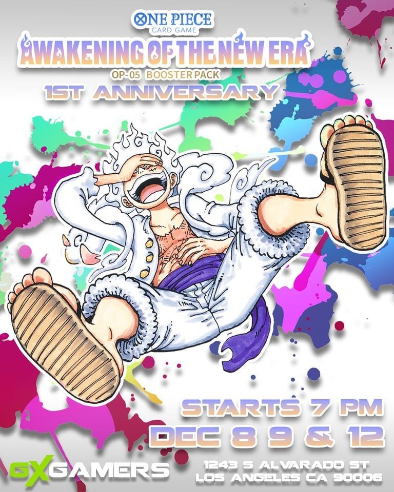 ONE PIECE AWAKENING OF THE NEW ERA 1st ANNIVERSARY Tournament, 1243 S ...
