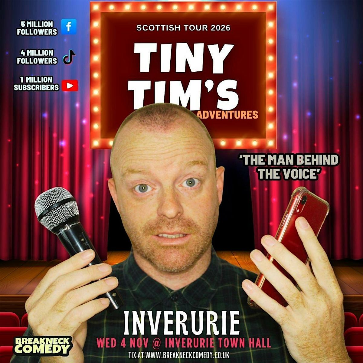 Tiny Tim, Inverurie Town Hall, 4 November 2026 | AllEvents