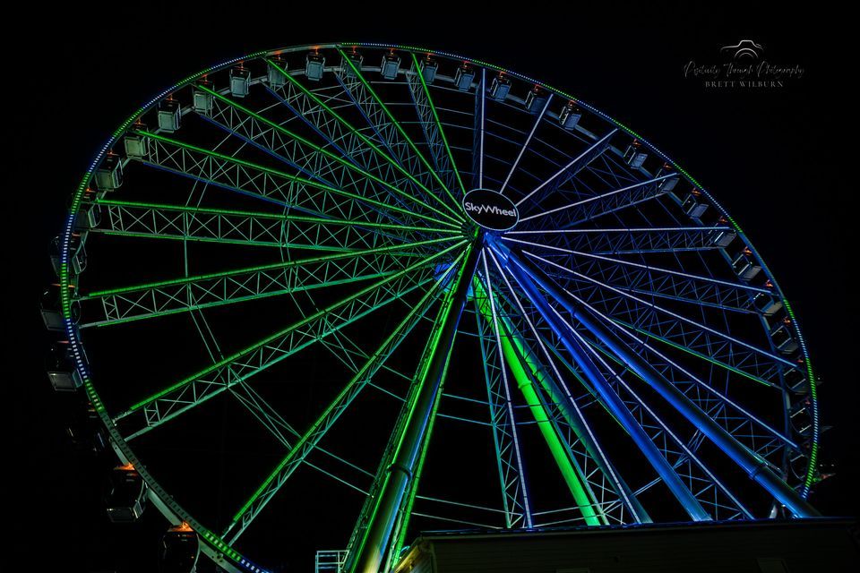 Ken Block Memorial Tribute #KB43VER, SkyWheel Myrtle Beach, 2 January ...