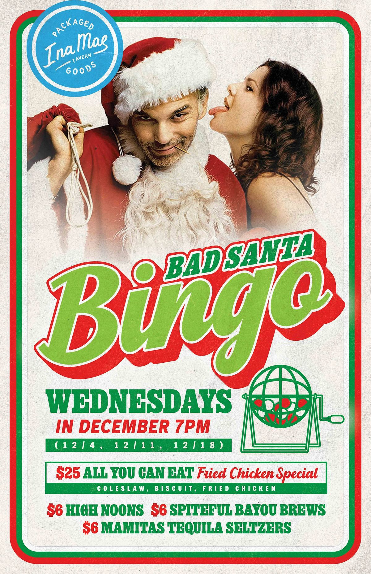 Bad Santa Bingo, Ina Mae, Chicago, 18 December 2024 | AllEvents