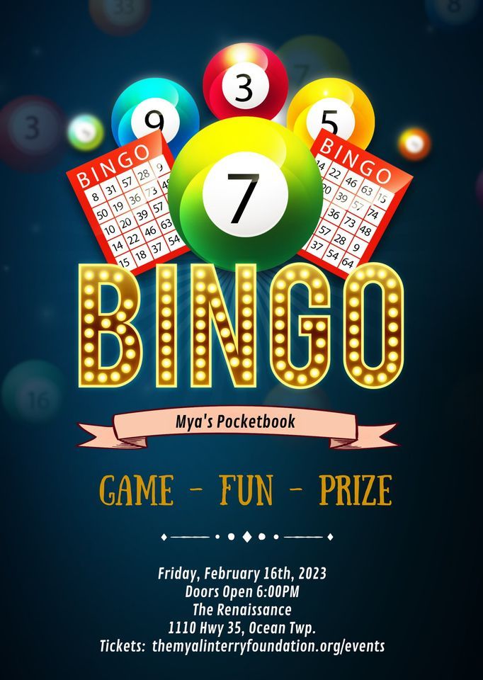 Myas Pocketbook Bingo, The Renaissance, Asbury Park, 16 February 2024 ...