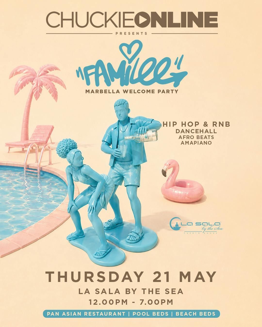 Chuckie & Tazer Presents: Familee Marbella Welcome Party, La Sala By ...