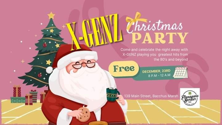X-GENZ Christmas Party, Flanagans Border Inn, Bacchus Marsh, December ...