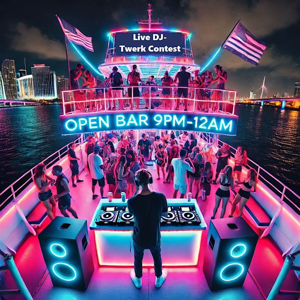 BEST MIAMI BOAT PARTY TWERK CONTEST, Biscayne Boulevard, Miami, 10 ...