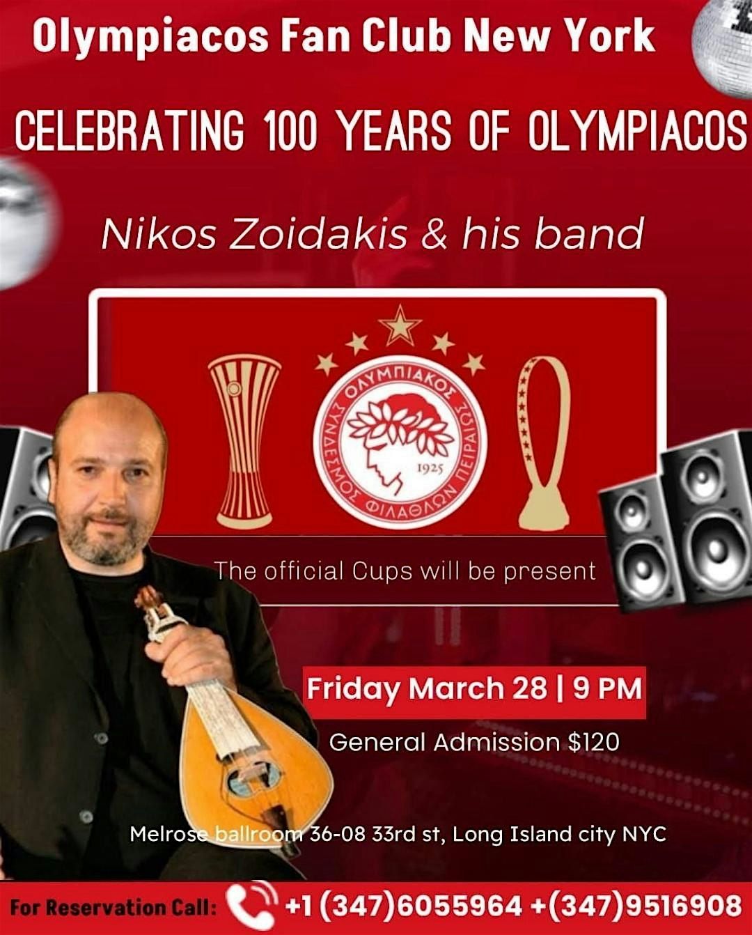 Celebrating 100 Years Of Olympiacos with Nikos Zoidakis, Melrose ...