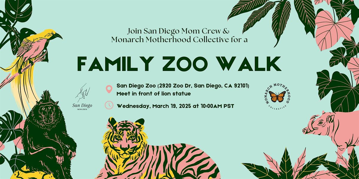 Family Zoo Walk, San Diego Zoo, 19 March 2025 | AllEvents