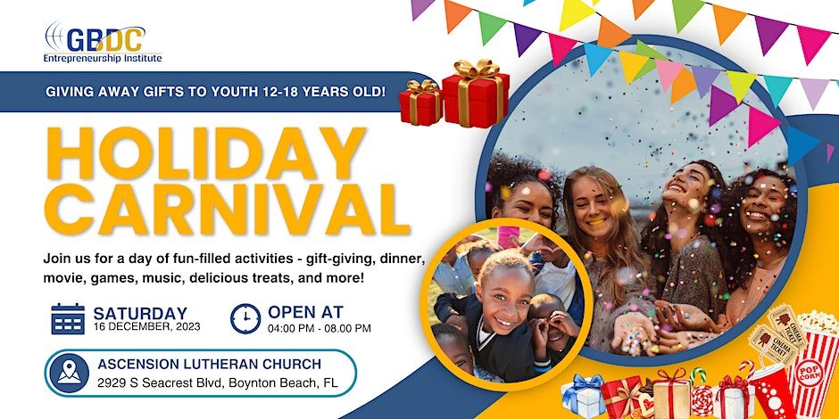 GBDCEI Holiday Carnival, Gift-Giving, and Drive-In Movie, Ascension ...