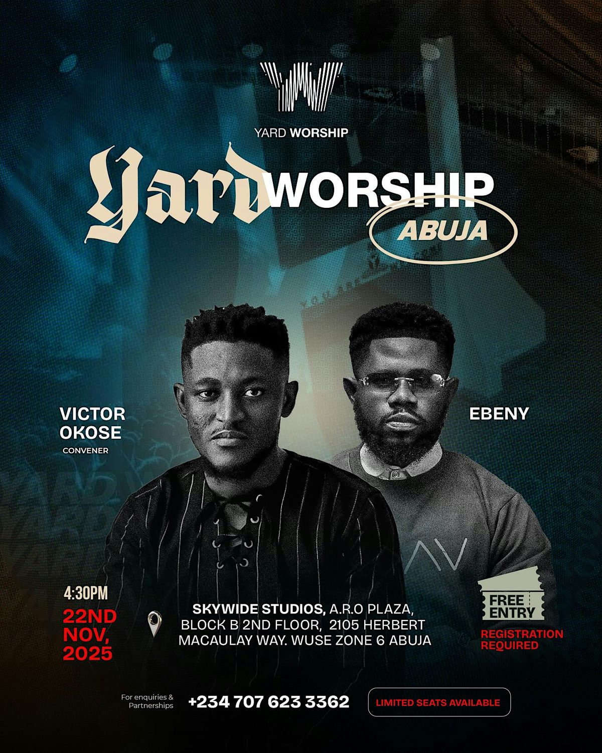 Yard Worship Abuja, Skywide studios, Abuja, 22 November 2025 | AllEvents