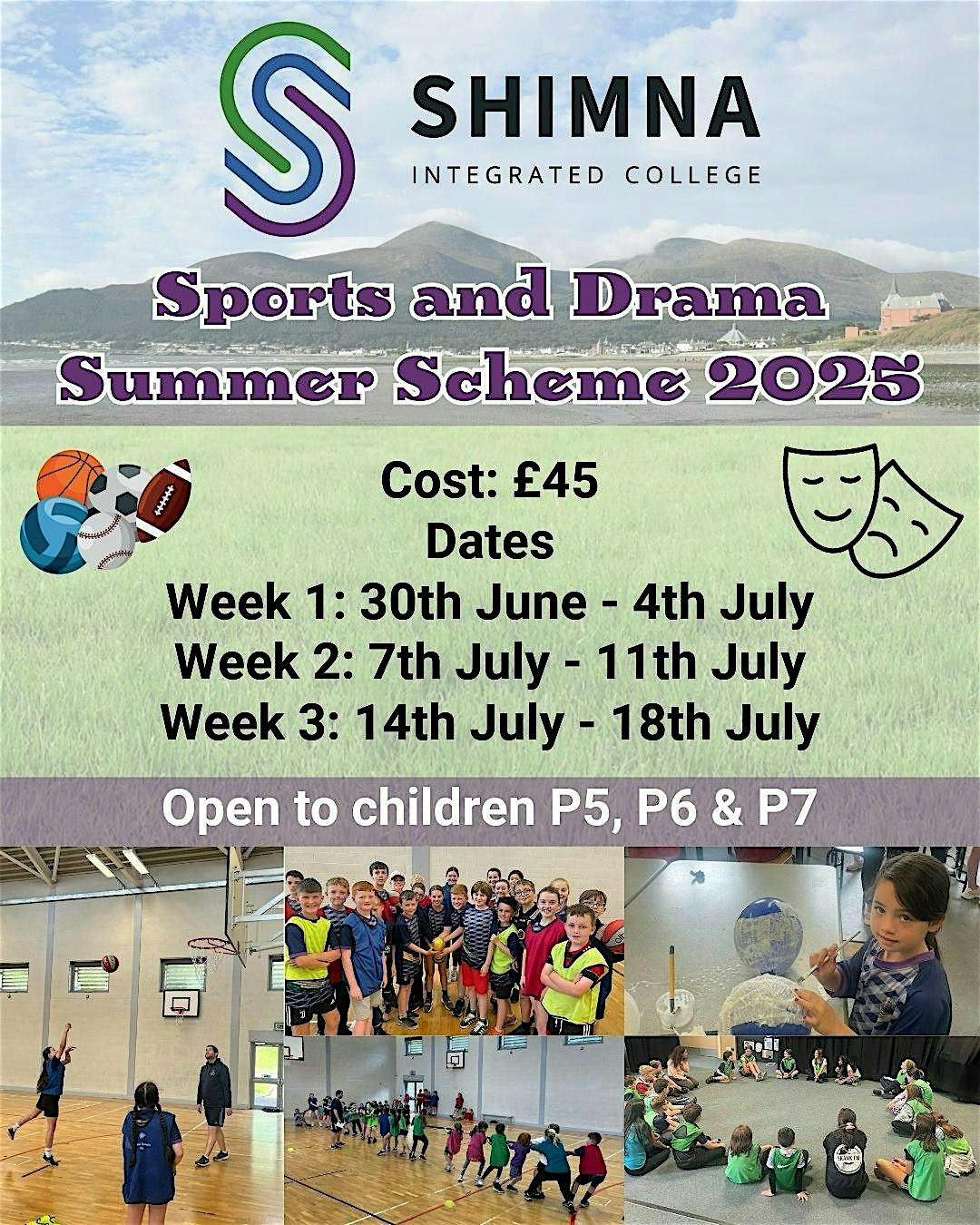 Shimna Integrated College Sports & Drama Summer Scheme - July 2025 ...
