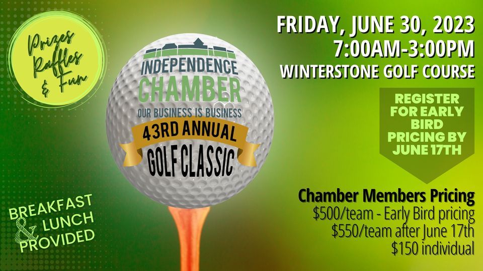 43rd Annual Independence Chamber Golf Classic, Winterstone Golf Course ...