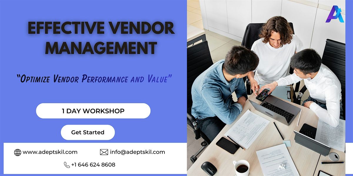 Effective Vendor Management Training — Louisville, KY | 1 Day Workshop ...