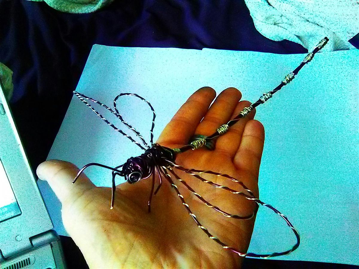 Intro to Wire Bending - Make Your Very Own DRAGONFLY! - Gulp & Sculpt ...