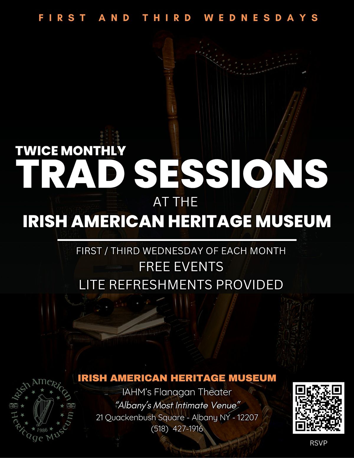 Irish American Heritage Museum’s twice monthly Trad Irish Music ...