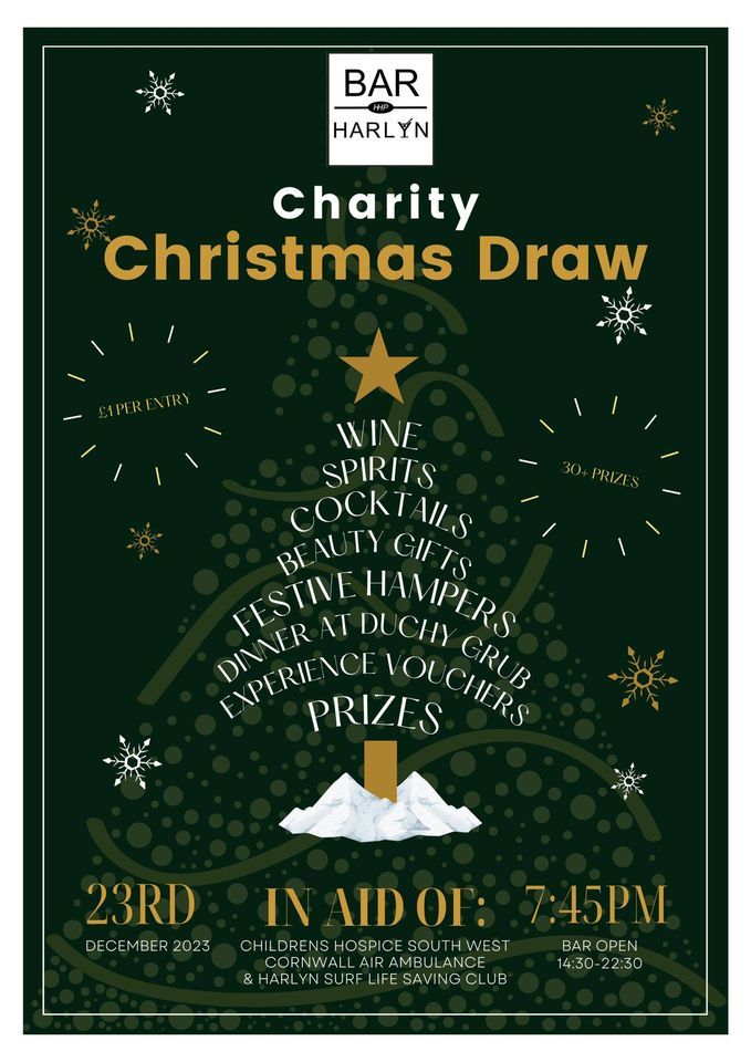 Bar Harlyn Christmas Draw , Bar Harlyn, Padstow, 23 December 2023 ...