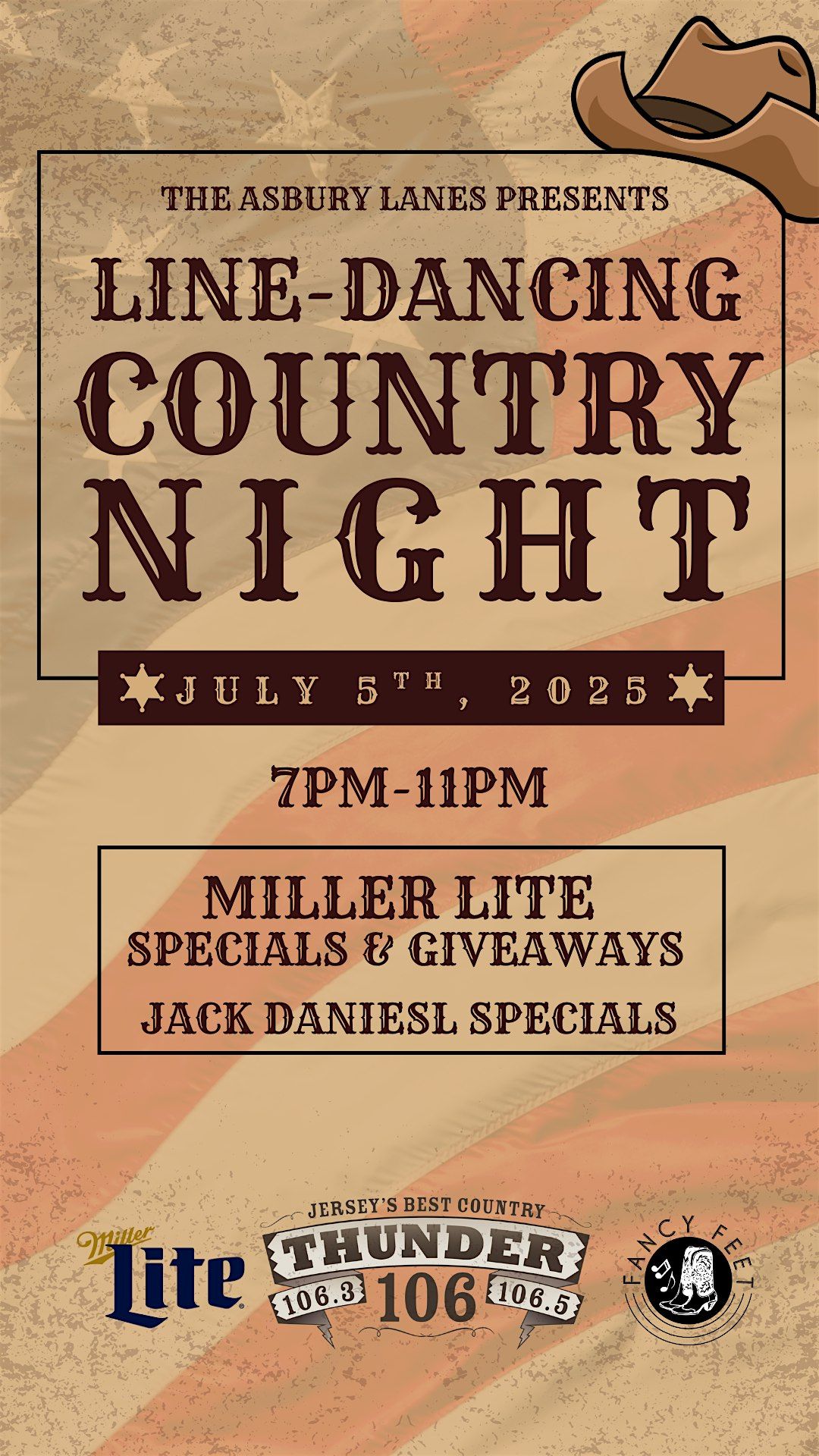 COUNTRY NIGHT & Line-Dancing at Asbury Lanes | Hosted by Fancy Feet ...