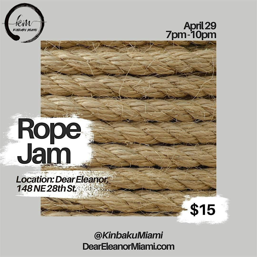 Kinbaku Miami Rope Jam, Dear Eleanor, Miami, 29 April 2025 | AllEvents