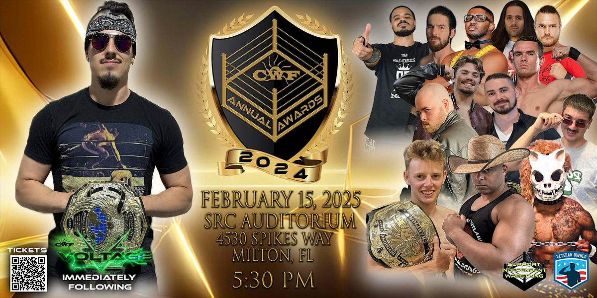 2025 CWF Awards, Santa Rosa County Auditorium, Milton, 15 February 2025 ...
