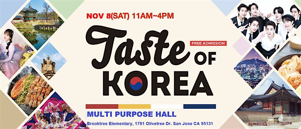 Taste of Korea in San Jose, Brooktree Elementary School - Multi purpose ...