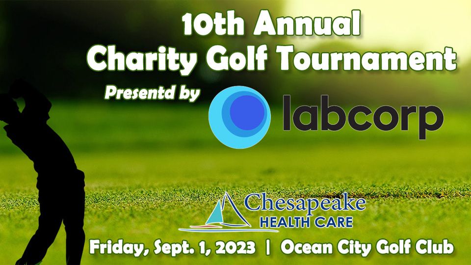 10th Annual Charity Golf Tournament Presented by Labcorp, Ocean City Golf Club, September 1 2023 ...