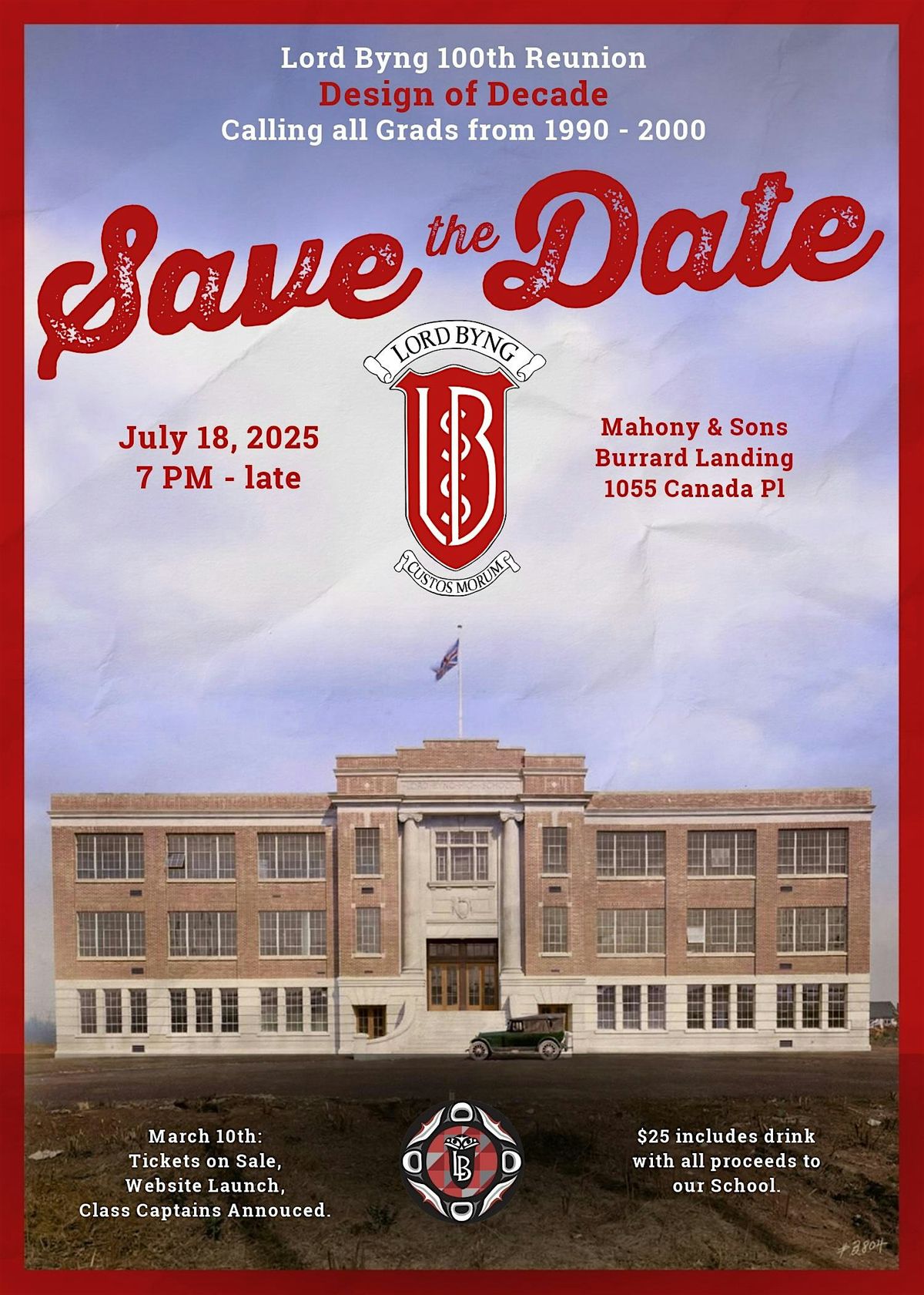 Lord Byng Design of a Decade 1990-2000 Reunion, Mahoney's & Sons ...