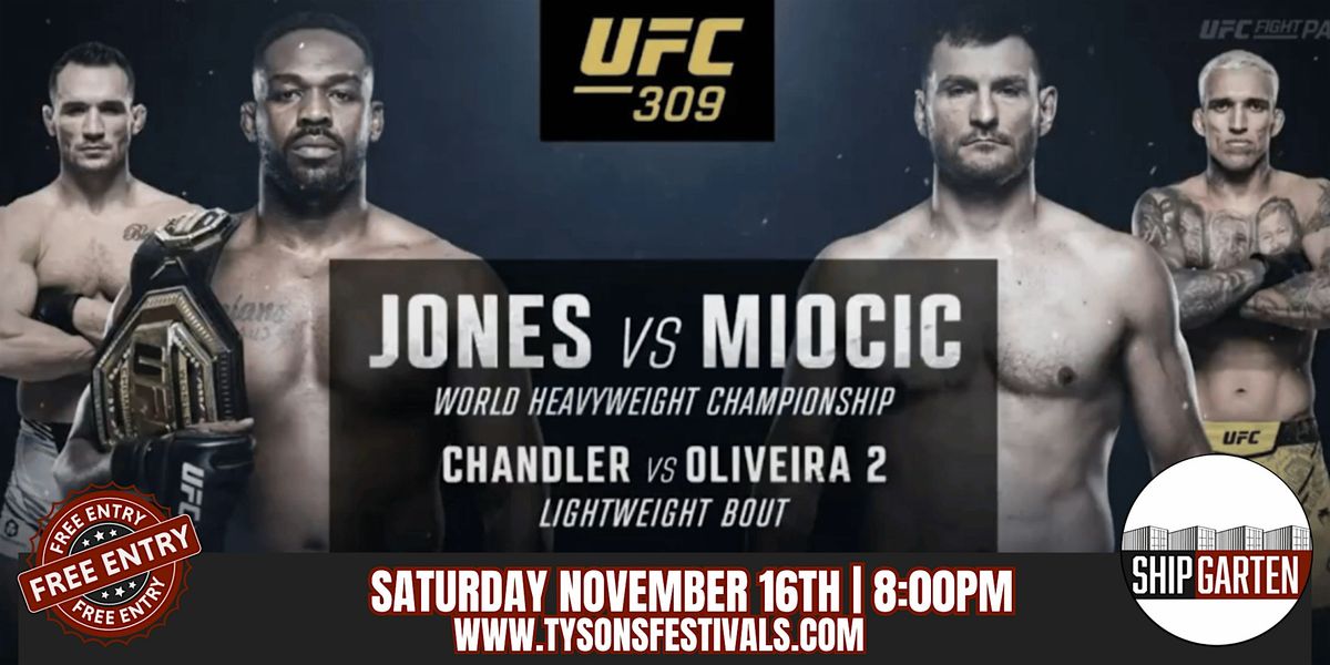 UFC 309 Watch Party: Jones vs Miocic, Shipgarten, Mclean, 16 November ...