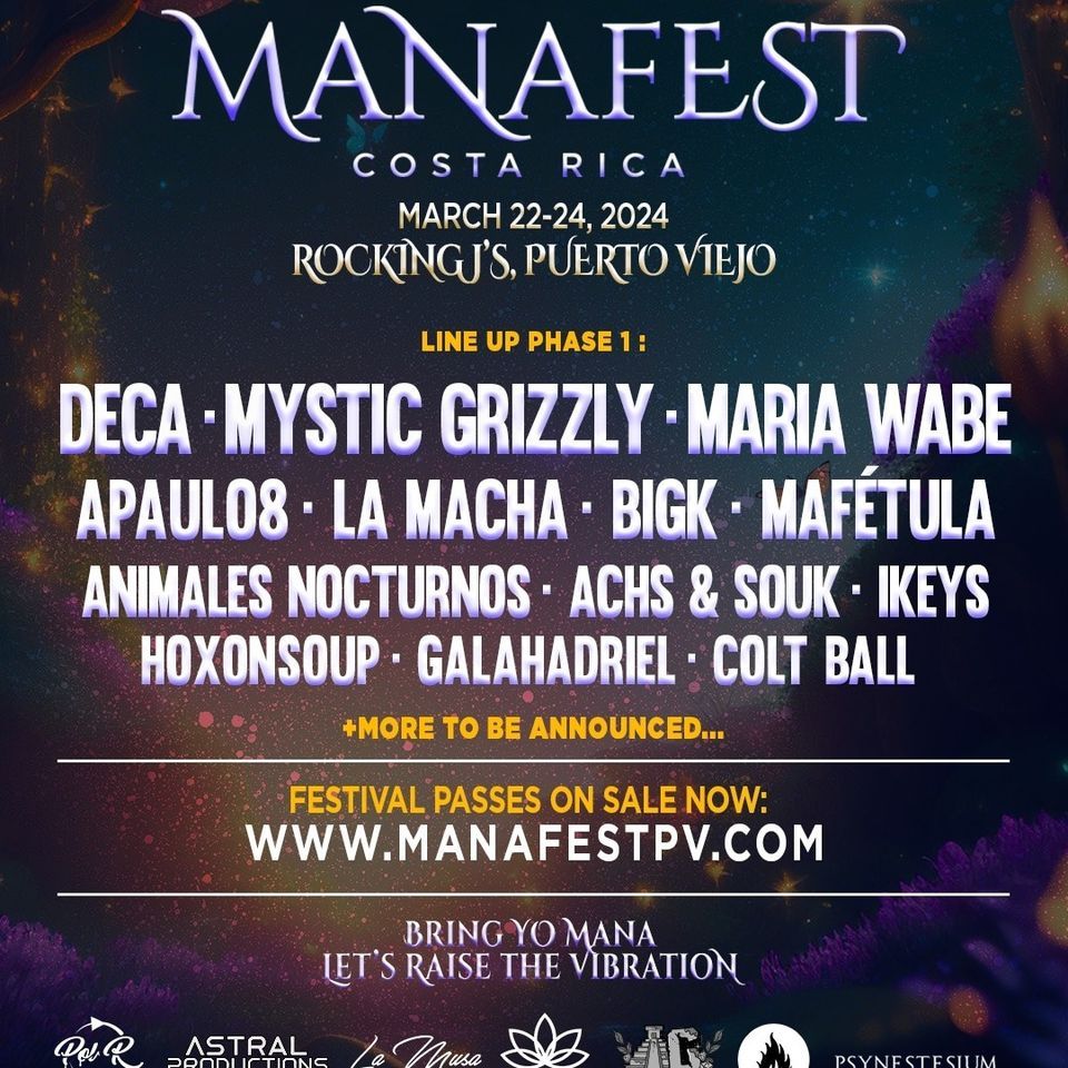 ManaFest, Rocking J's, Puerto Viejo, Costa Rica, Cahuita, 21 March to ...