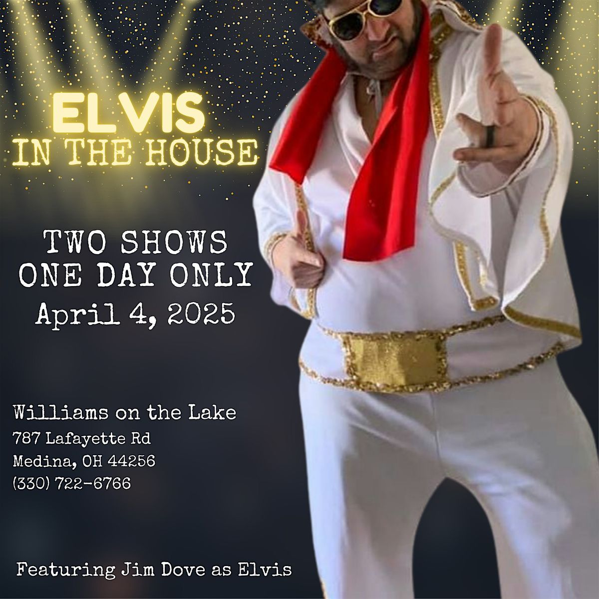 Elvis is in the building, Williams on the Lake, Medina, 4 April 2025 ...