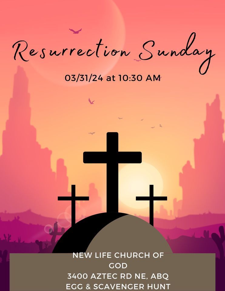 Resurrection Sunday- Service, Egg & Scavenger Hunt, 3400 Aztec Rd NE ...