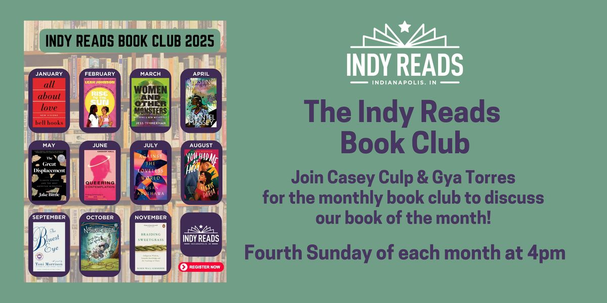 The Indy Reads Book Club, Indy Reads, Indianapolis, 26 January to 22 ...