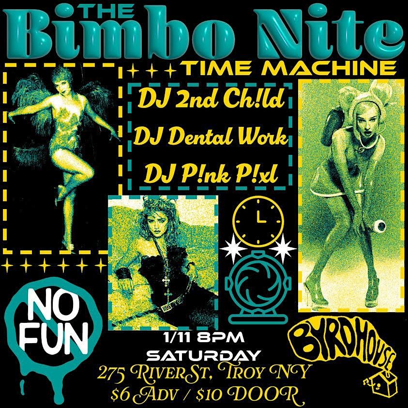 Bimbo Nite Rave- Time Machine: DJ 2ND CH!LD/DJ Dental Work/DJ P!nk P!xl ...