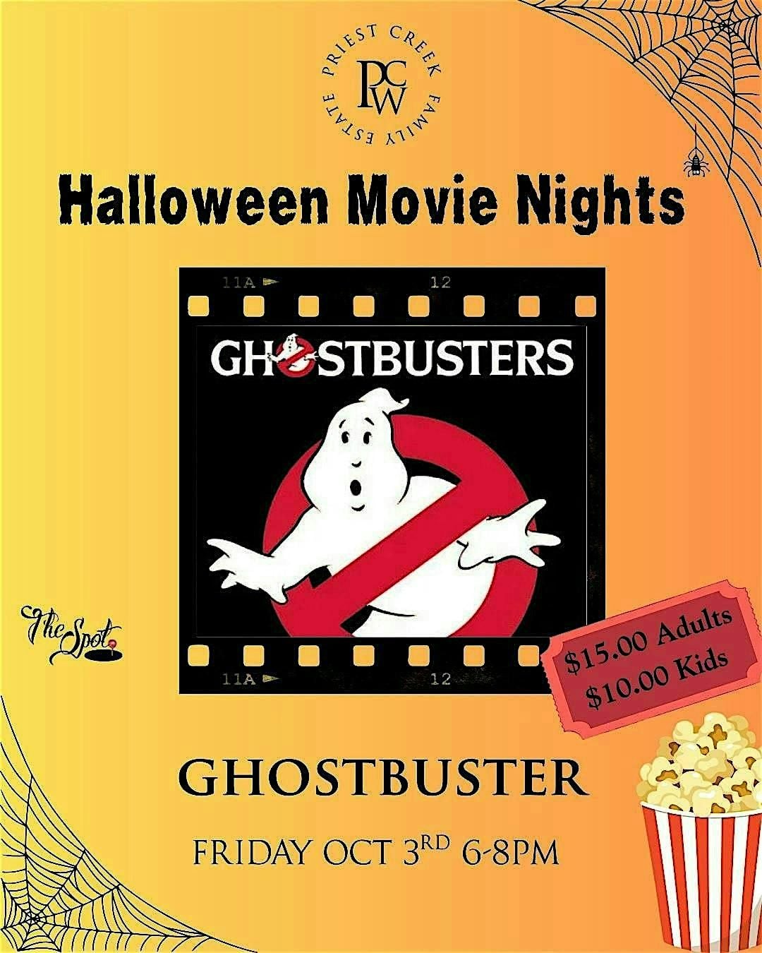 Halloween Movie Night in the Vines ft. GHOSTBUSTERS, Priest Creek ...