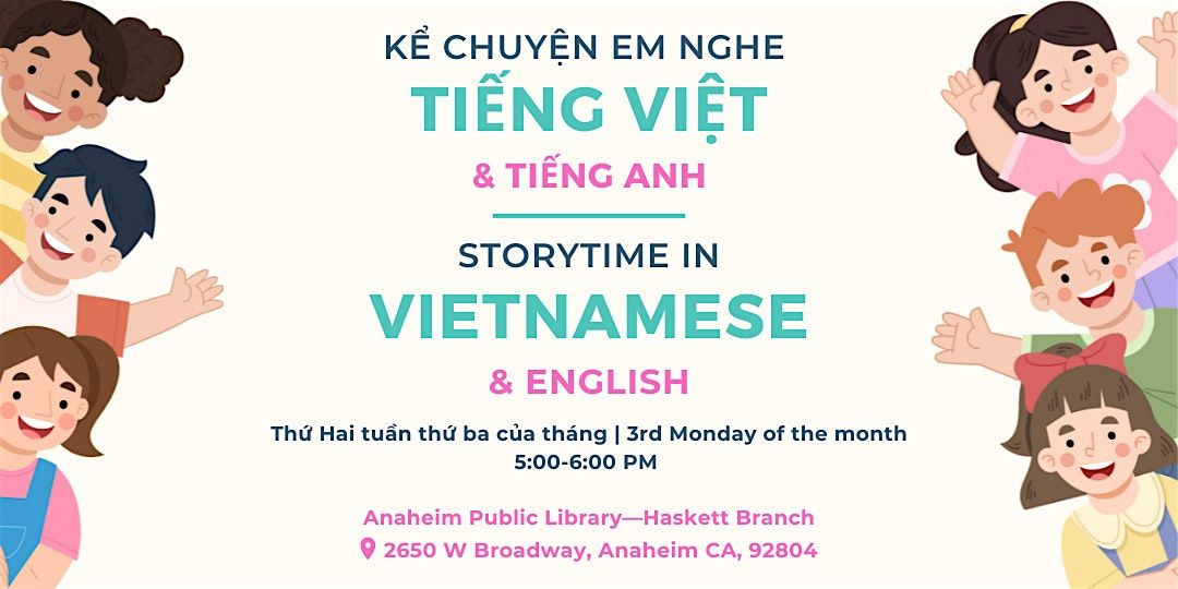 Storytime in English & Vietnamese at Haskett Branch, Haskett Branch ...
