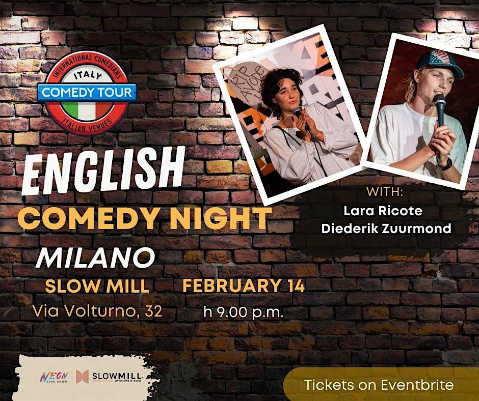 STAND-UP COMEDY IN ENGLISH - WITH LOVE! LARA RICOTE & DIEDERIK ZUURMOND ...