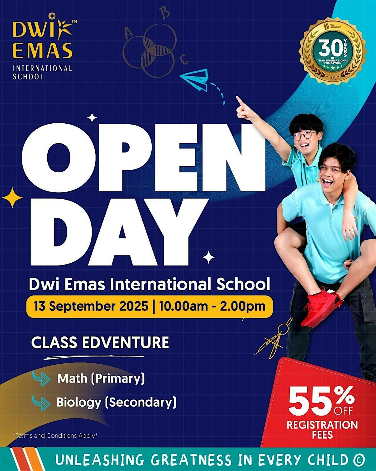 Dwi Emas International School Open Day, Dwi Emas International School ...