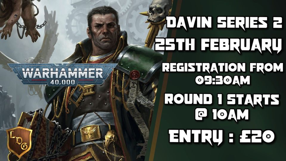 Davin Series - Event 2, Lazy Dragon Gaming, Blackpool, February 18 2024 ...