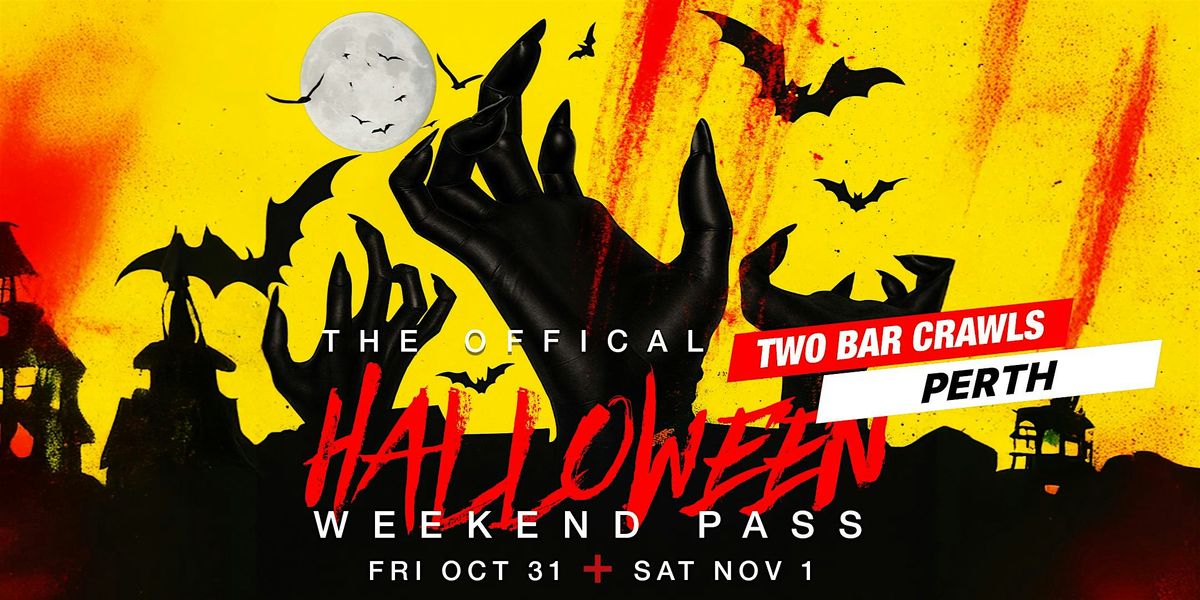 Haunted Hop & Halloween Bar Crawl Weekend Pass – Perth 2025, TBA, Perth ...