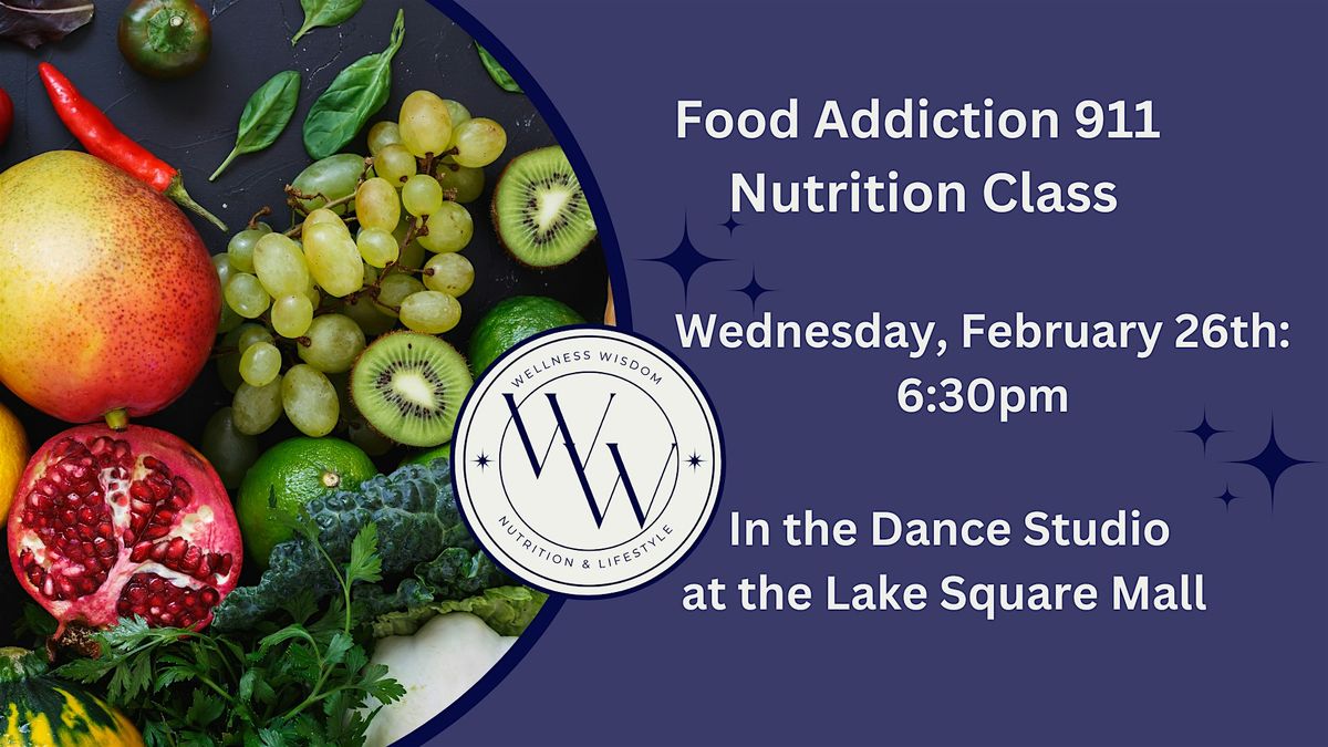 Food Addiction 911 Nutrition Cooking Class, Lake Square Mall, U.S. 441, Leesburg, FL, USA, 26 ...