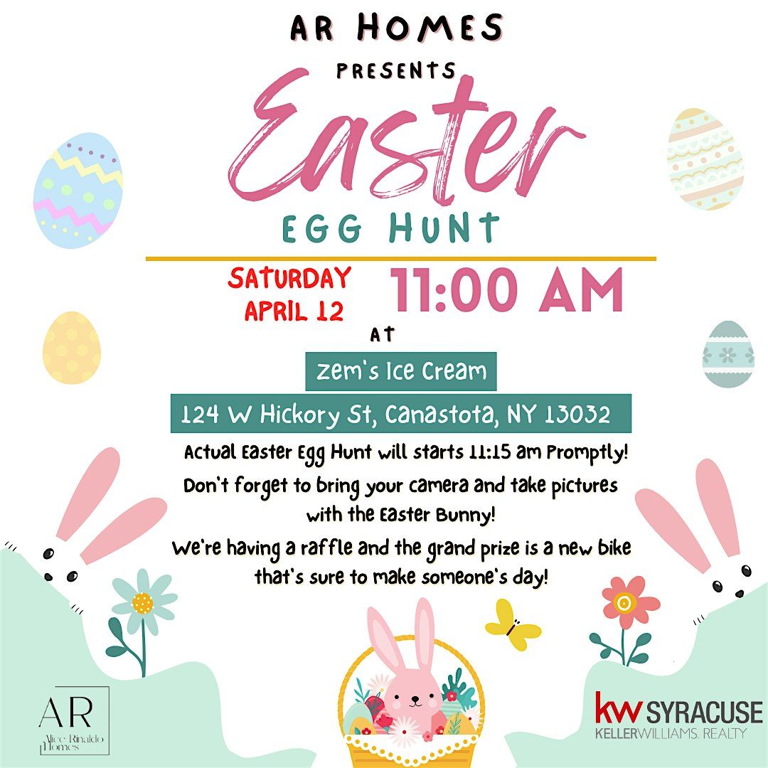 AR Homes Easter Egg Hunt, 124 W Hickory St, Canastota, 12 April 2025 ...