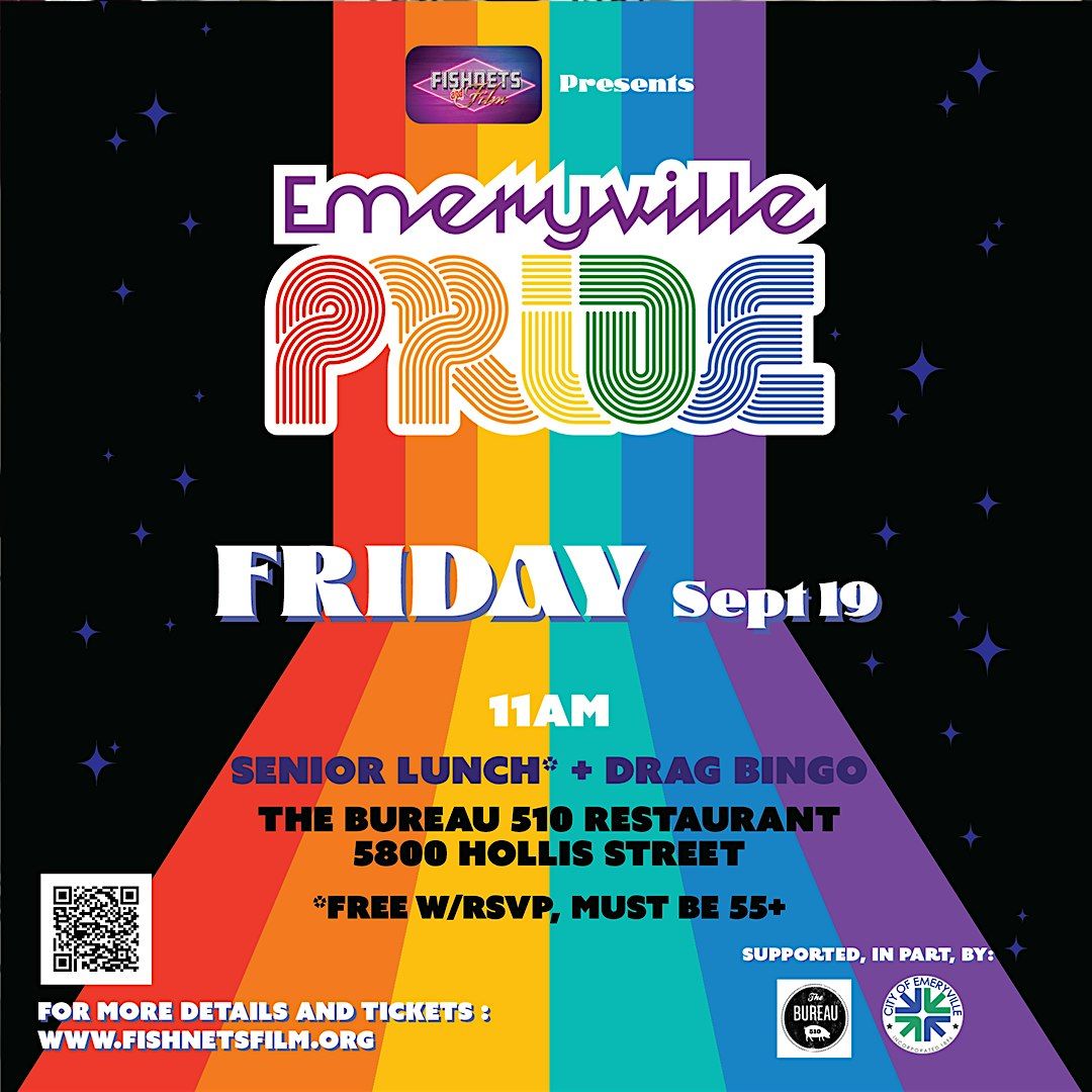 Emeryville Pride Senior Lunch + Drag Bingo, The Bureau 510, Emeryville, 19 September 2025 ...