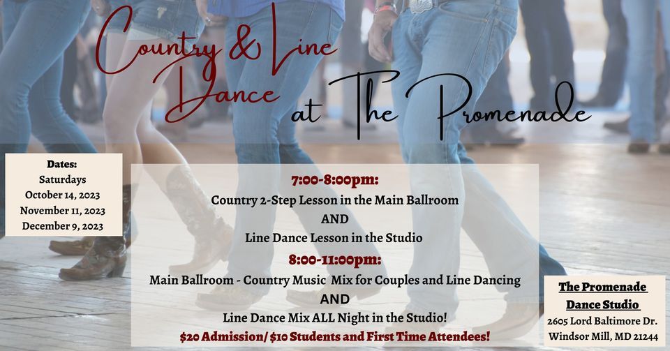 Country, Swing & Line Dance at The Promenade, 2605 Lord Baltimore Dr ...