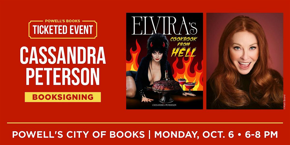 Cassandra Peterson Booksigning, Powell's City of Books, Portland, 6 ...