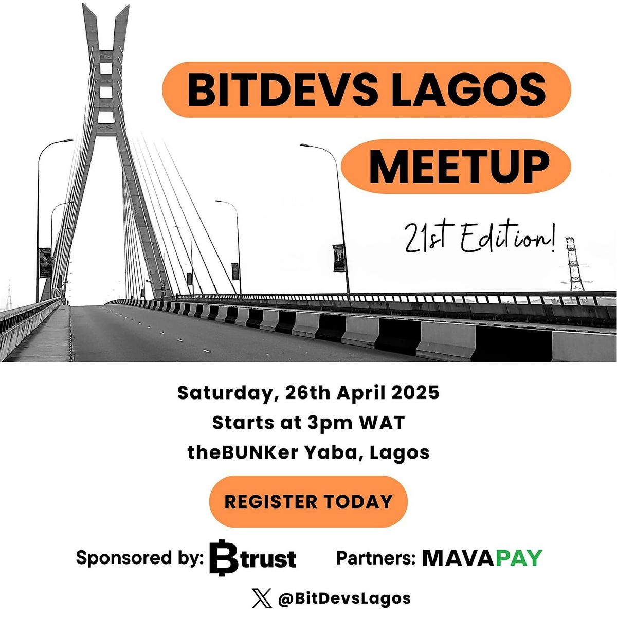 BitDevs Lagos - April, 2025 Edition, theBUNKer Yaba, Lagos, 26 April 2025 | AllEvents