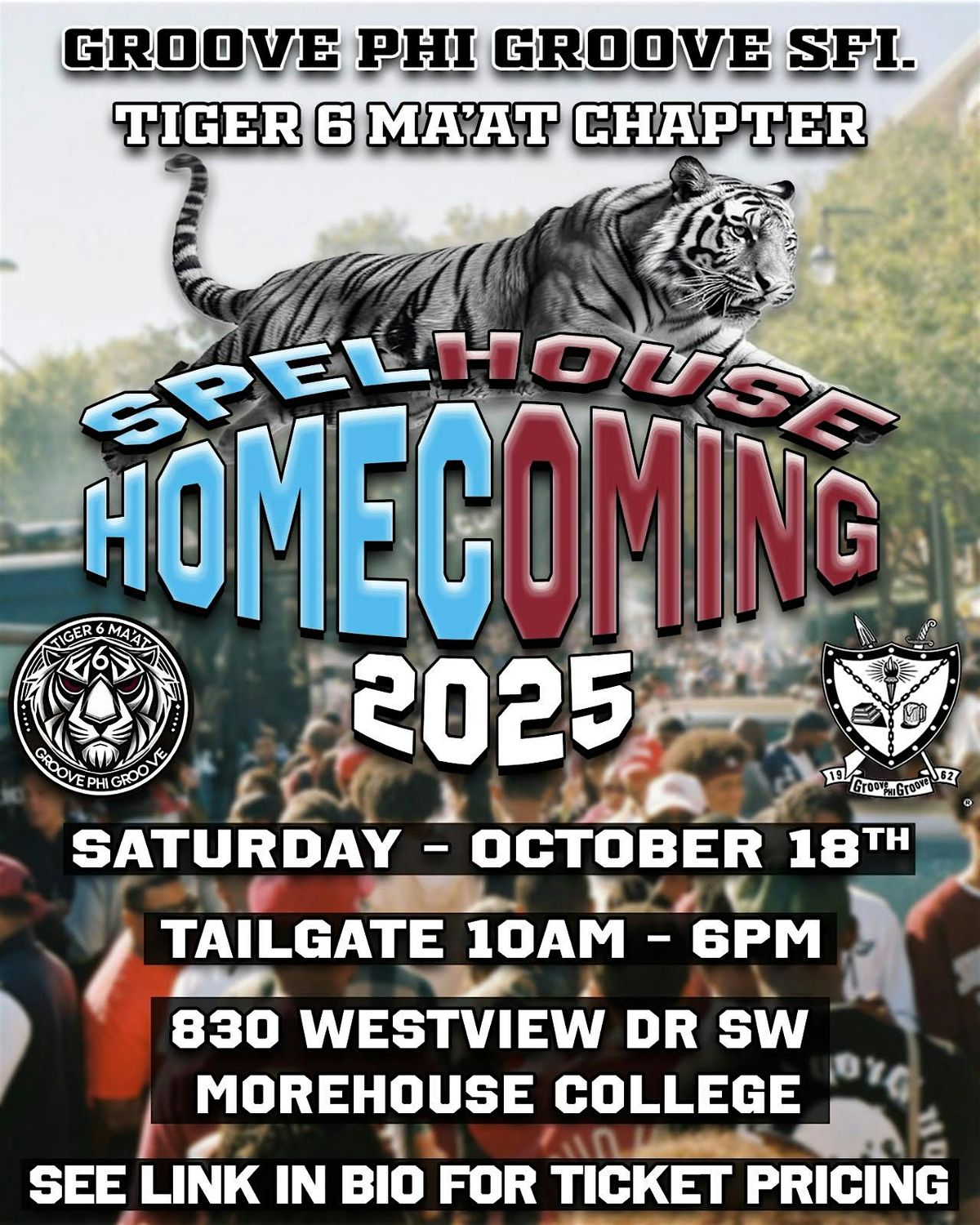 Spelhouse Homecoming 2025 GΦG, Morehouse College, Westview Drive ...