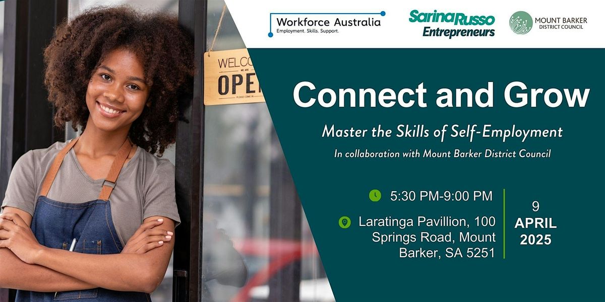 Connect & Grow 2025 – Master the Skills of Self – Employment, Laratinga ...